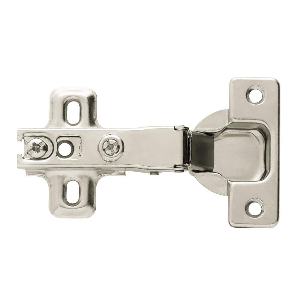 Everbilt 35 mm 110-Degree Full Overlay Cabinet Hinge, Satin Nickel (5 ...