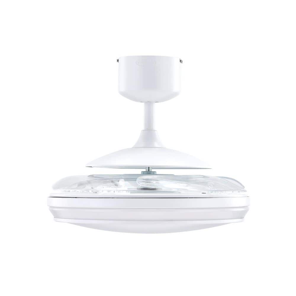 Fanaway Evo1 48-in White Retractable 4-Blade Indoor Ceiling Fan with I ...