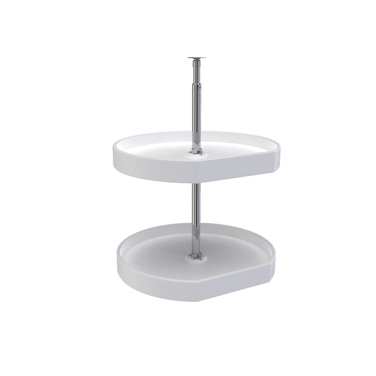 Rev-A-Shelf 2-Tier Plastic D-shape Cabinet Lazy Susan – Super Arbor
