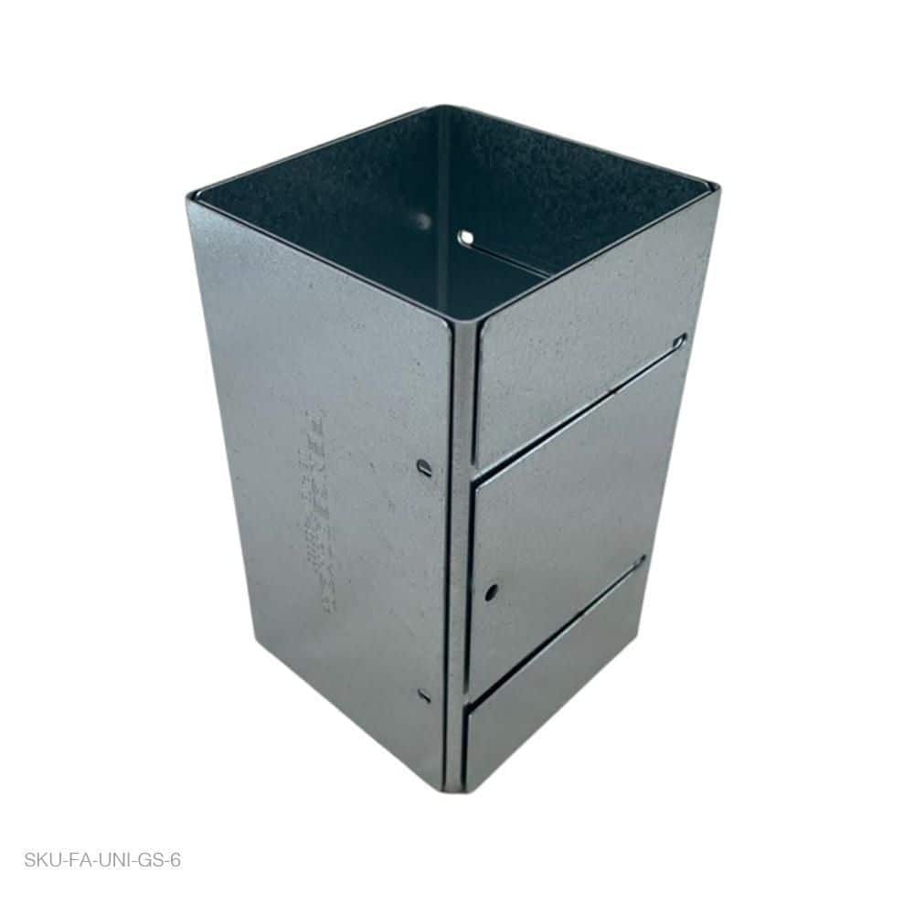 Fence Armor 3.5 in. to 6.5 in x 1/2 ft. H Galvanized Steel - Universal ...