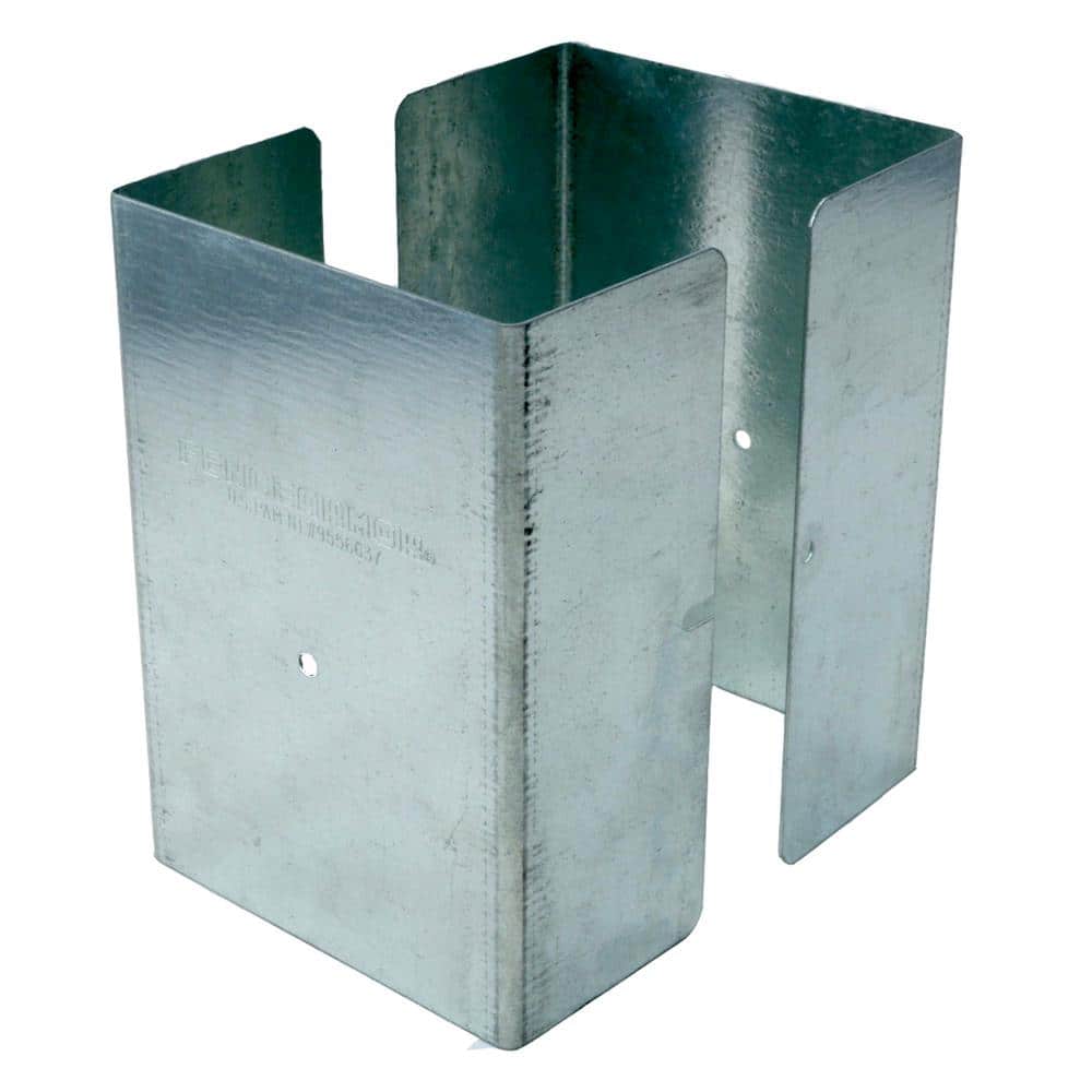 Fence Armor 4 in. x 4 in. x 1/2 ft. H Galvanized Steel Pro Series Mail ...