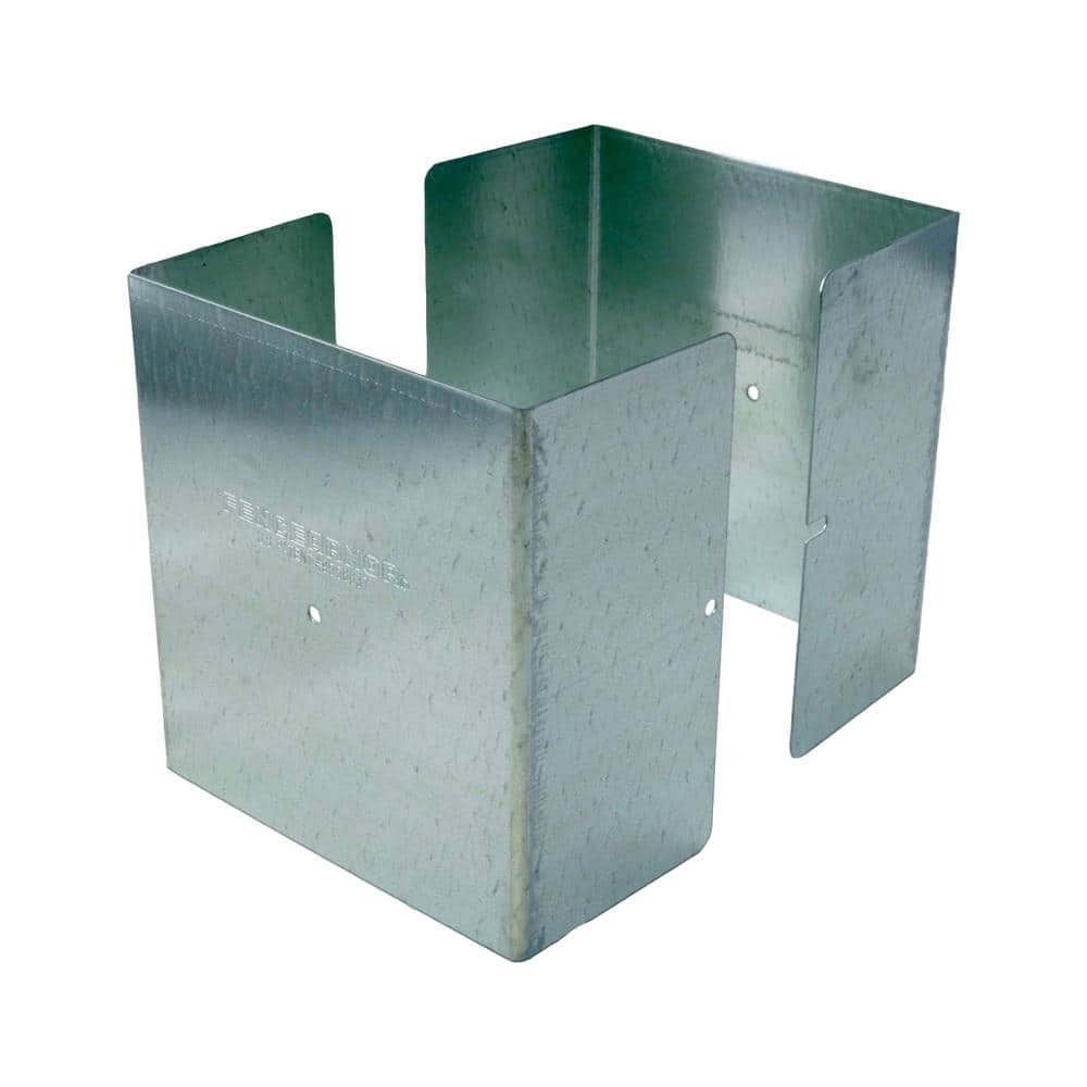 Fence Armor 6 in. x 6 in. x 1/2 ft. H Galvanized Steel Pro Series Mail ...