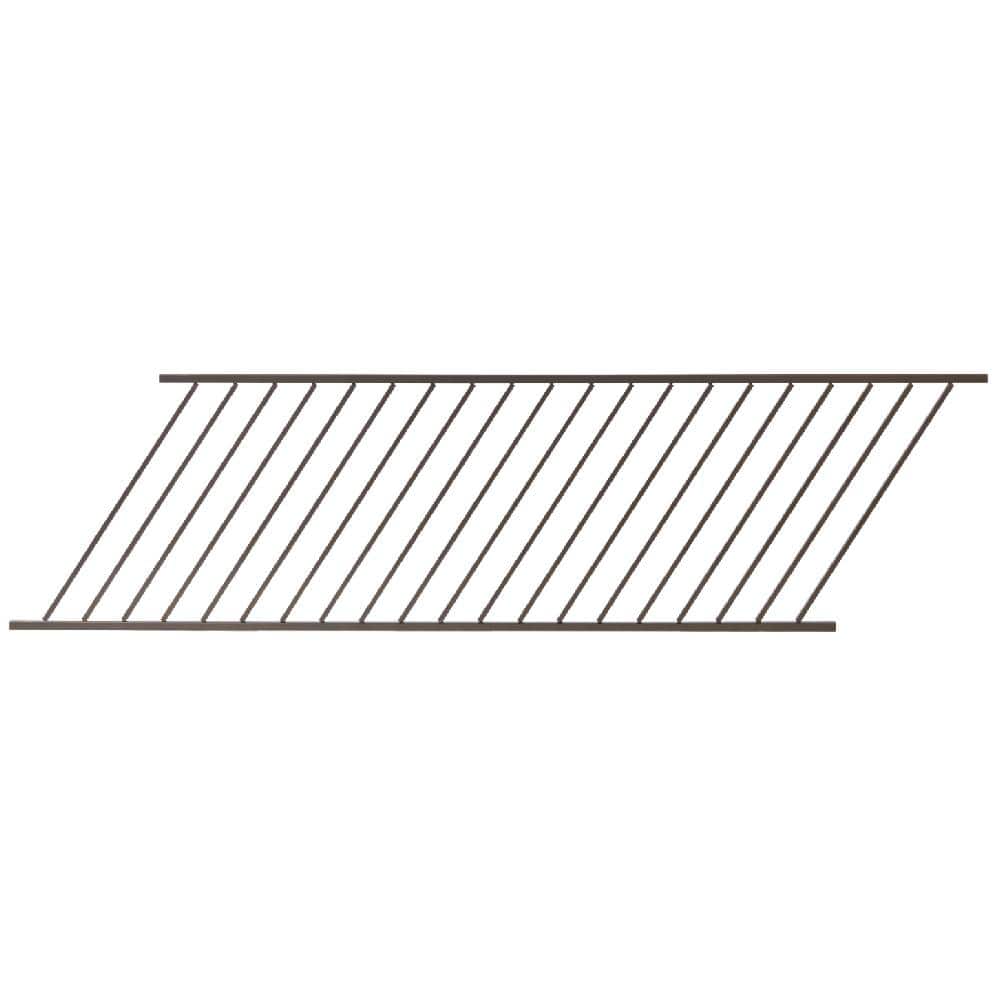 Fortress Railing Products Fe26 40 in. H x 8 ft. W Bronze Steel Adjusta ...