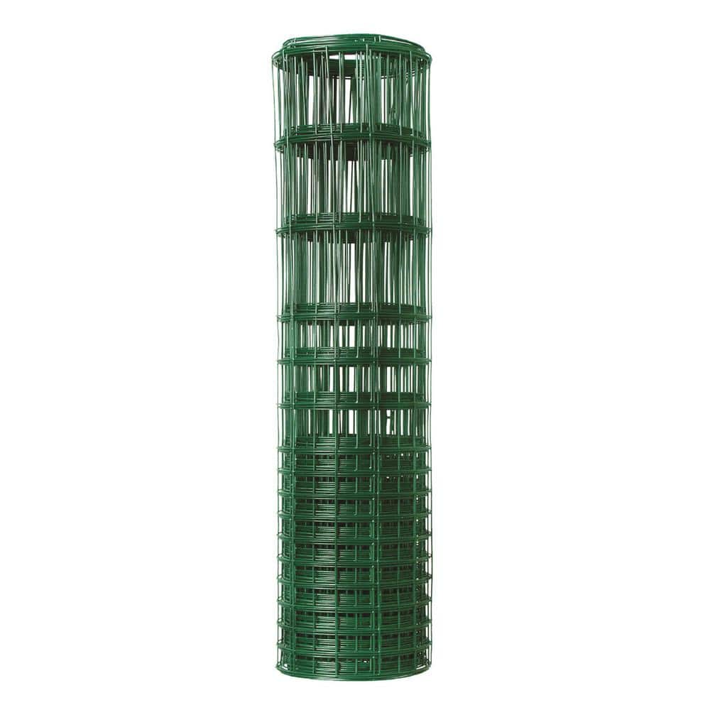 Garden Craft 28 in. H x 50 ft. L Green Vinyl Coated Rabbit Guard ...