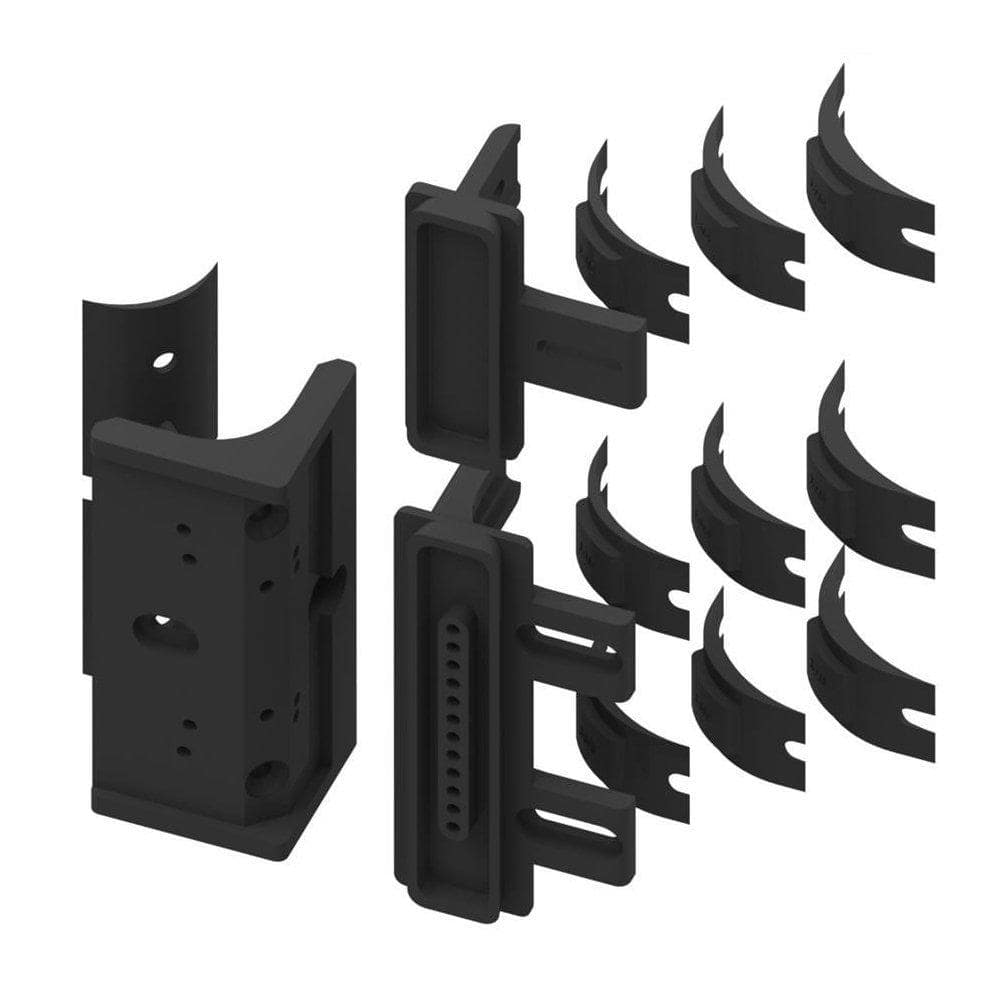 Black Nylon Polymer Round Post Adapter Kit for Weatherables Trident La ...