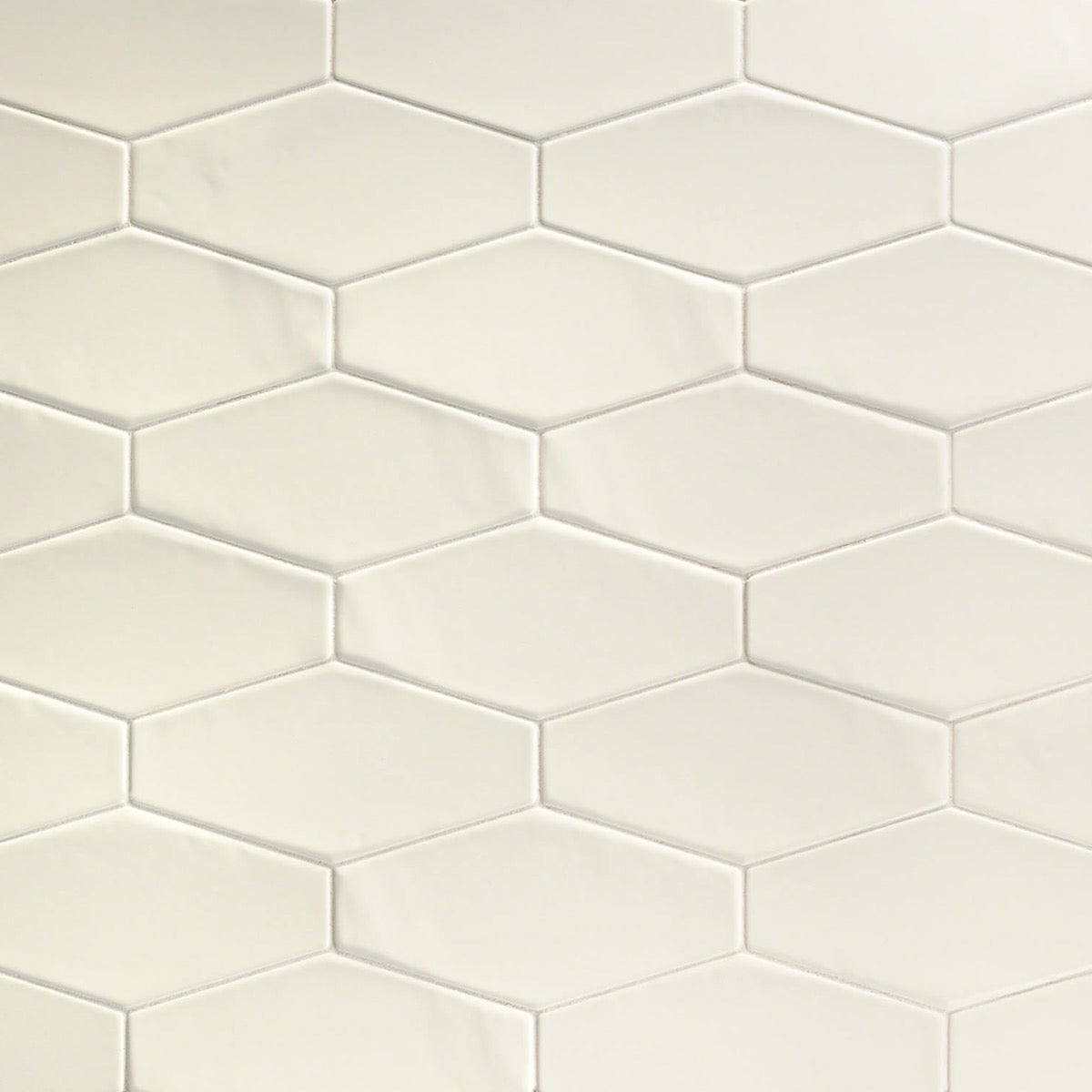 Manchester Vanilla Hexagon Glossy Ceramic Wall Tile - Lux Tile – Super ...