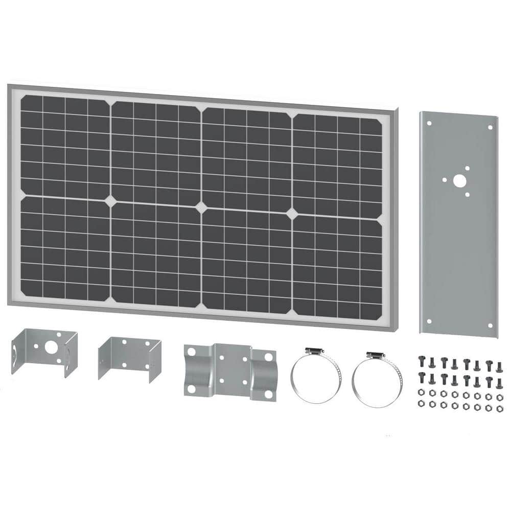 GHOST CONTROLS 30-Watt Monocrystalline Solar Panel Kit – Super Arbor