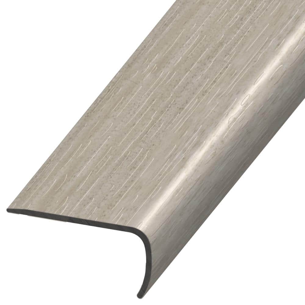 DuraDecor Classy Chic Graceful Graphite 1 in. T x 2 in. W x 94 in. L S ...