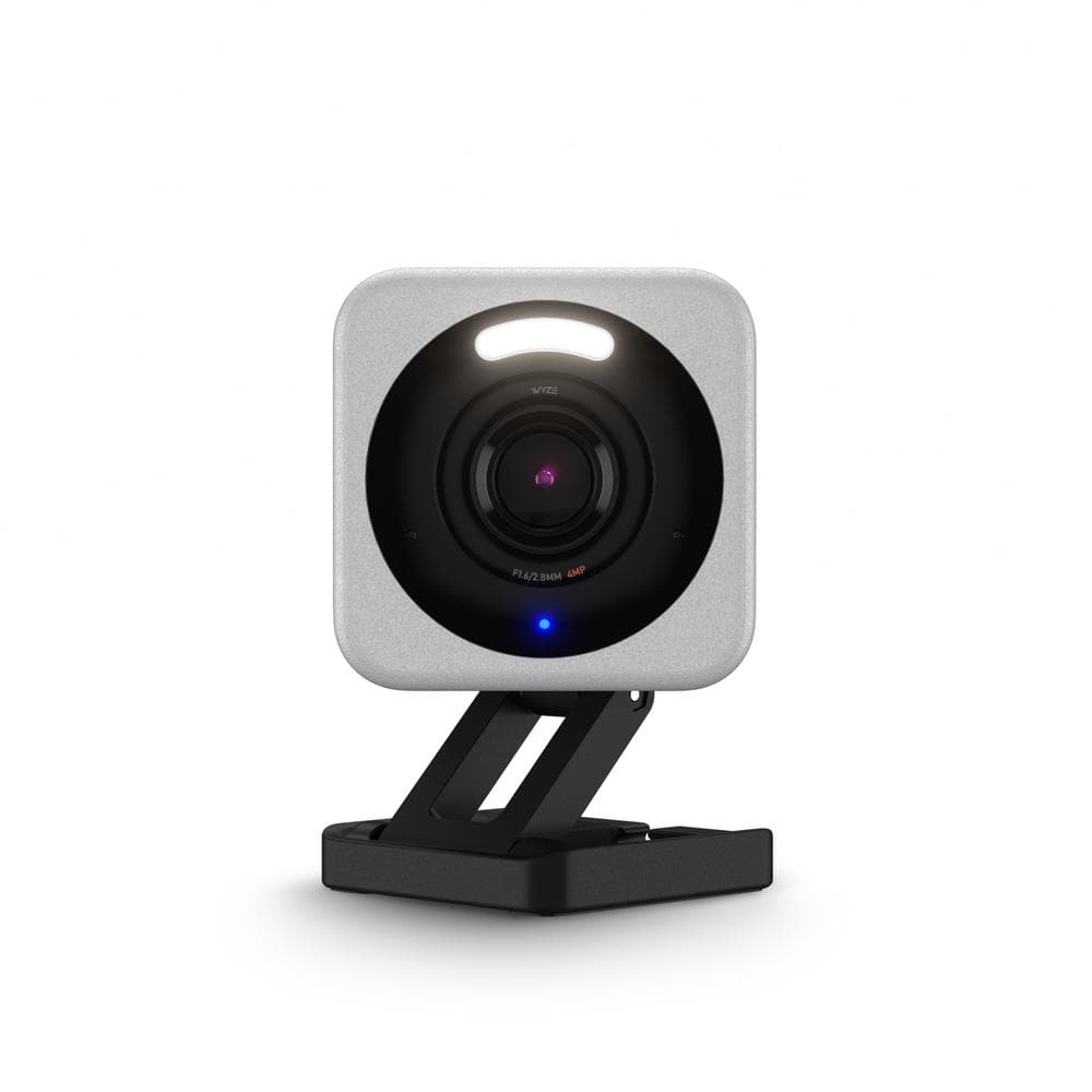 Wyze Cam v4 Wi-Fi 2.5K QHD Indoor/Outdoor Plug-In Smart Home Security ...