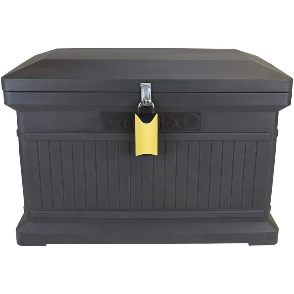 RTS Home Accents ParcelWirx Graphite Horizontal Lockable with Smart Lo ...