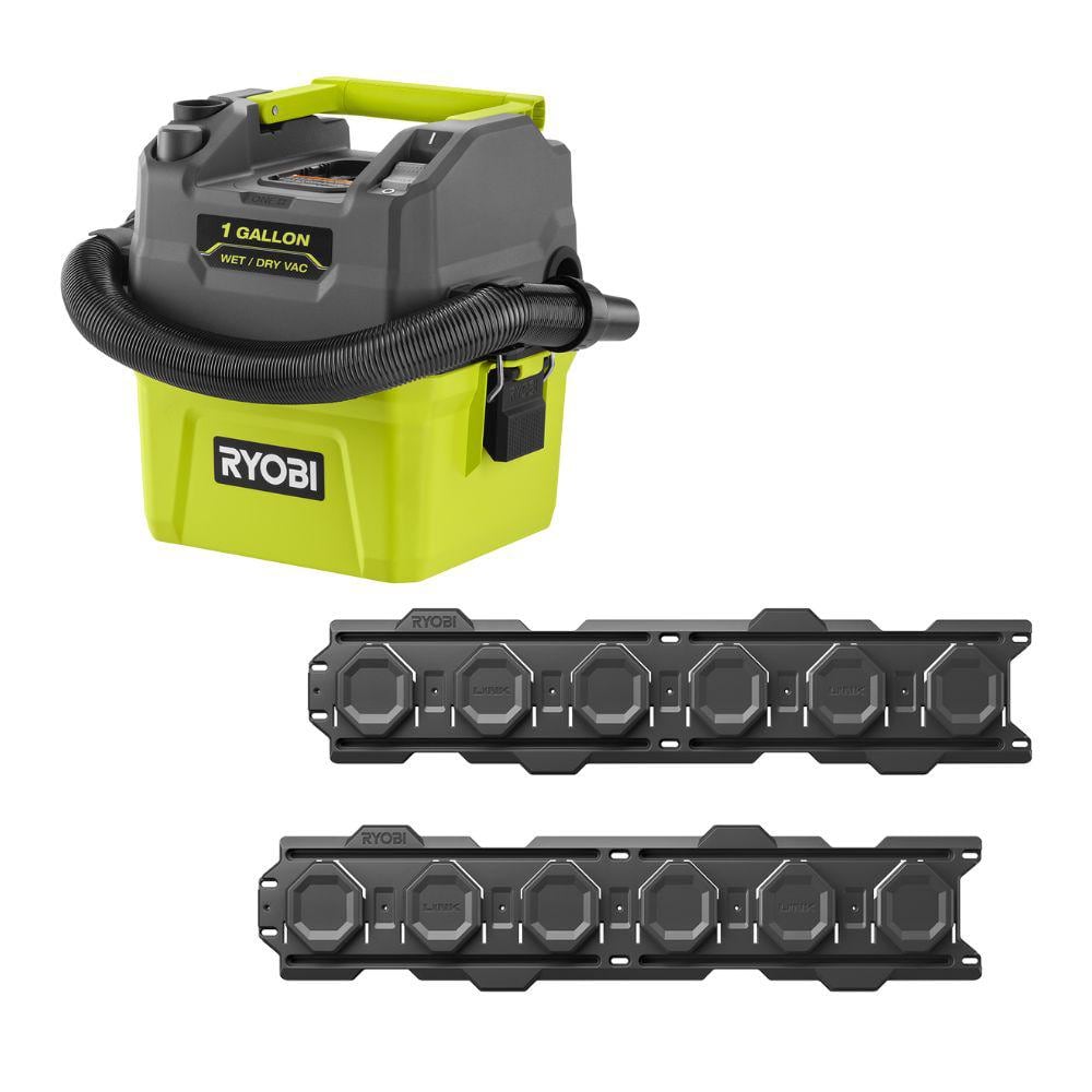 RYOBI ONE+ 18V Cordless 1 Gal. Wet/Dry Vacuum (Tool Only) with LINK Wa ...