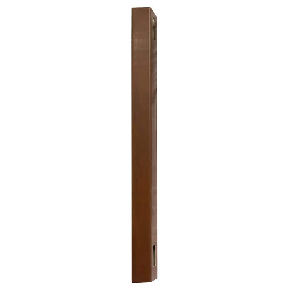 Creative Surfaces 5x5x8 ft Woodgrain Vinyl Hickory Fence Post – Super Arbor