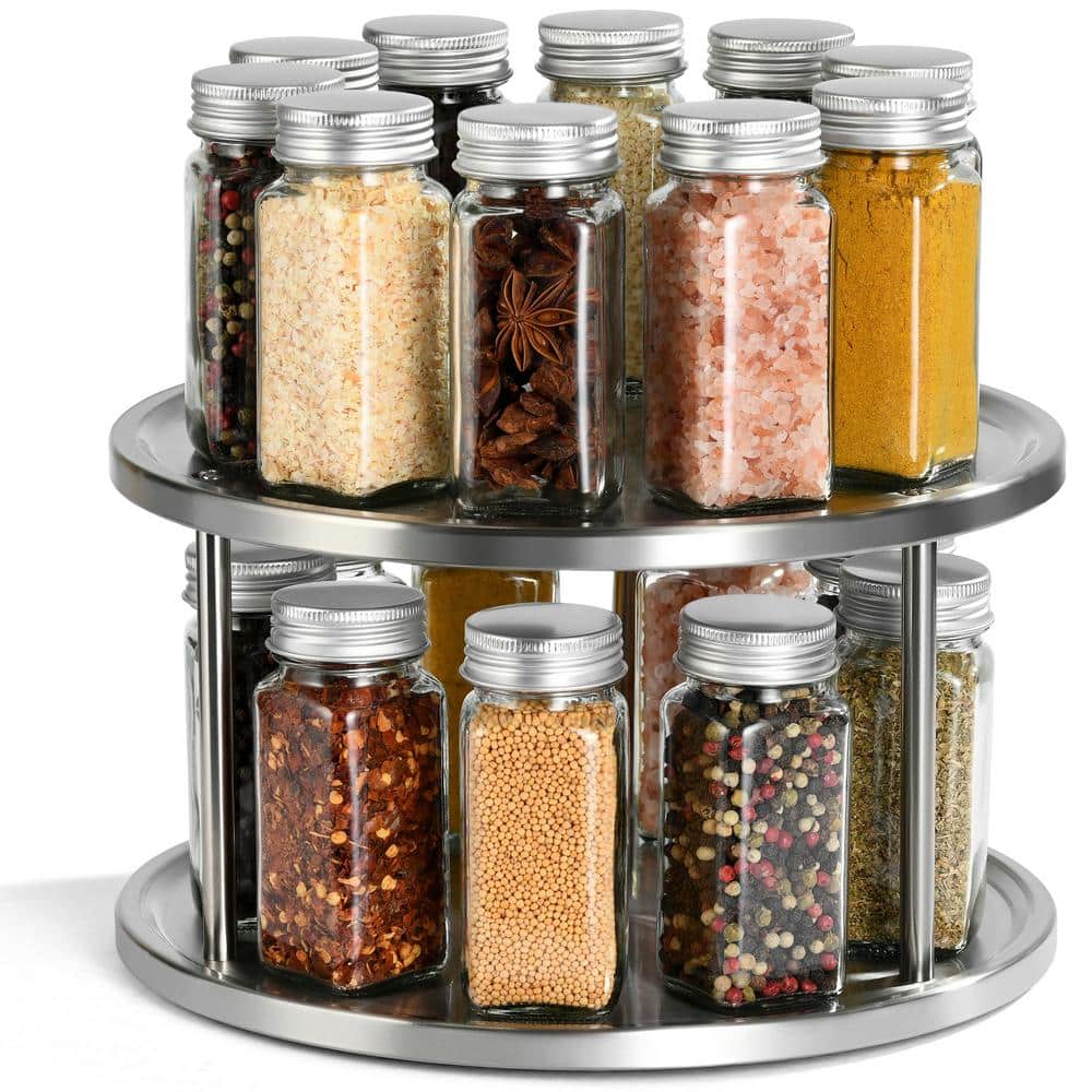 Home it 2-Tier Lazy Susan Turntable 360° – Super Arbor