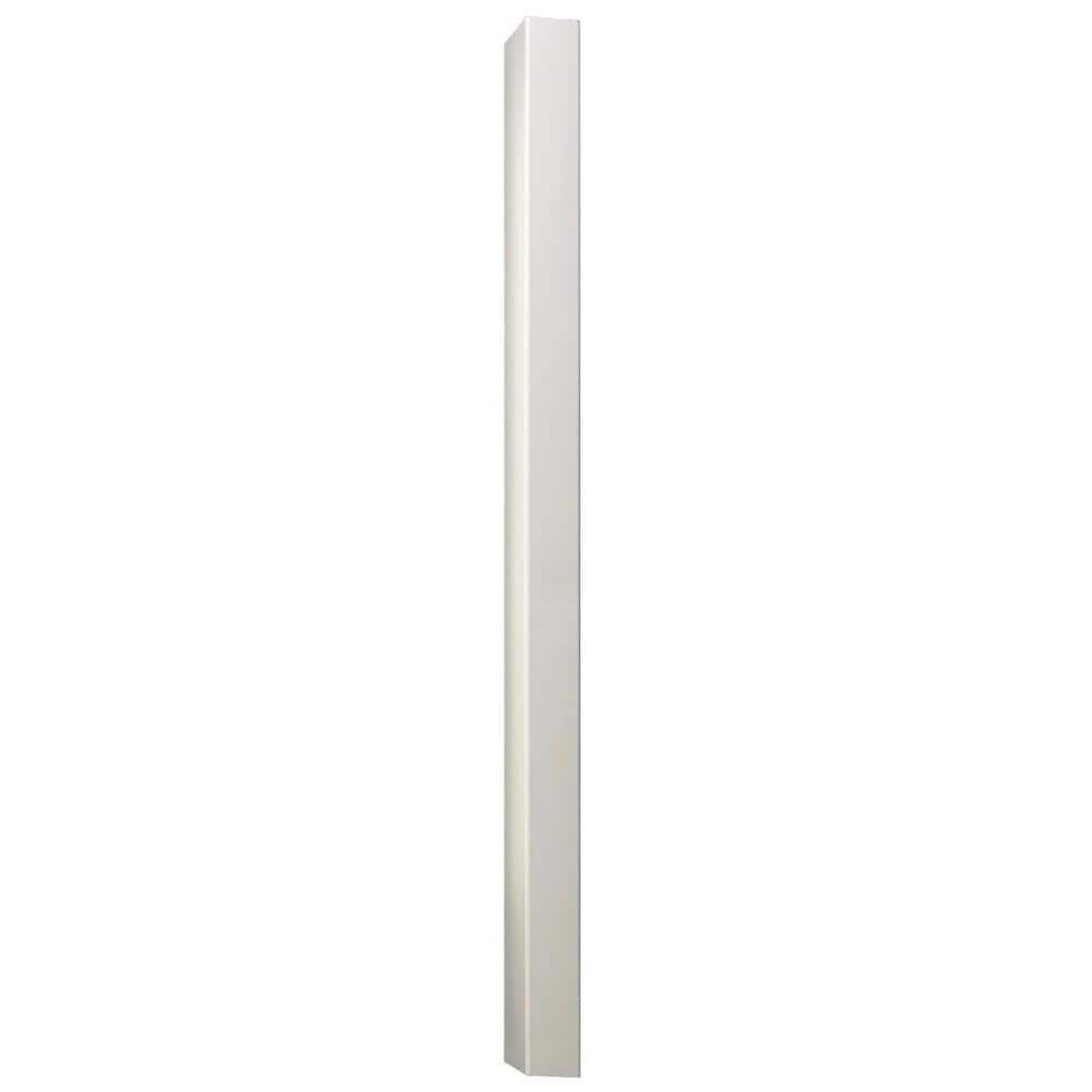 CREATIVE SURFACES 4 in. x 4 in. x 8 ft. White Vinyl Fence Post – Super ...