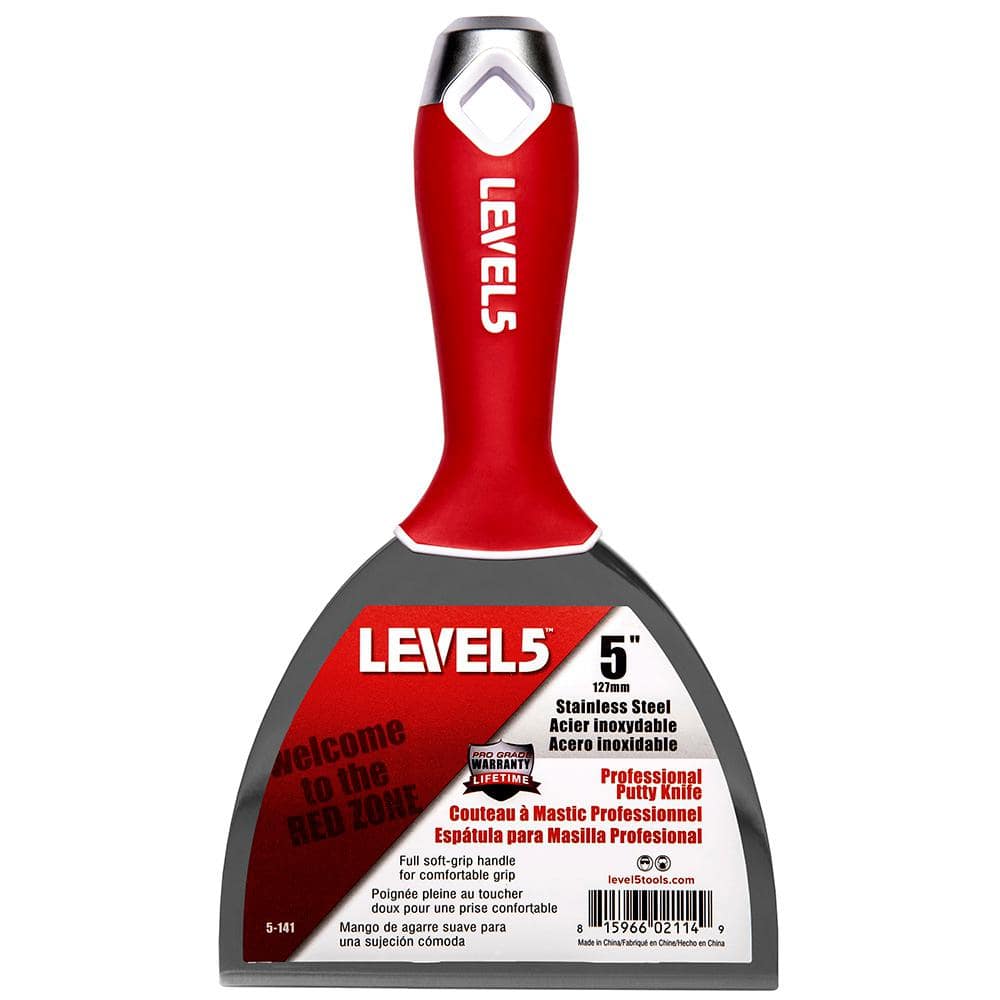 Level 5 5 in. Stainless Steel Joint Knife with Hammer end – Super Arbor