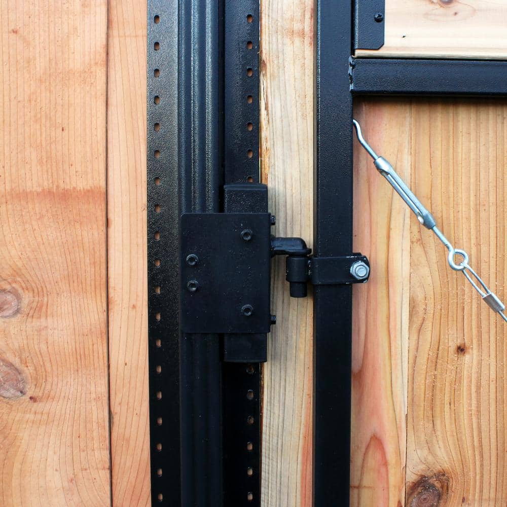 LIFETIME STEEL POST 7 in. x 6 in. x 2 in. LTP Hinge/Latch Gate Adapter ...