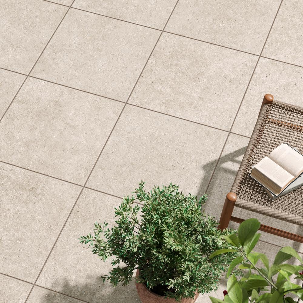 Corso Italia Pietra Limestone White 24 in. x 24 in. x 0.75 in. Stone L ...