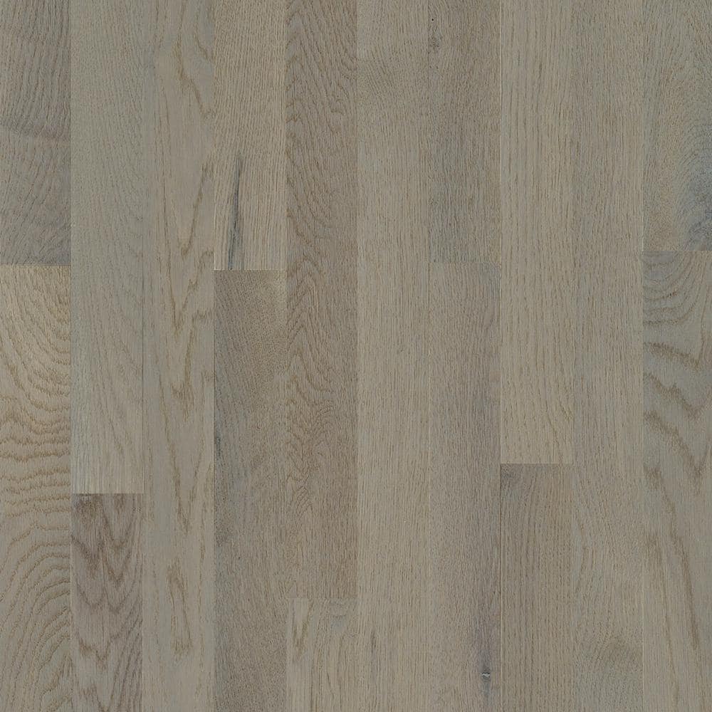 Bruce Plano Low Gloss Shale Oak 3/4 in. T x 2-1/4 in. W Smooth Solid O ...