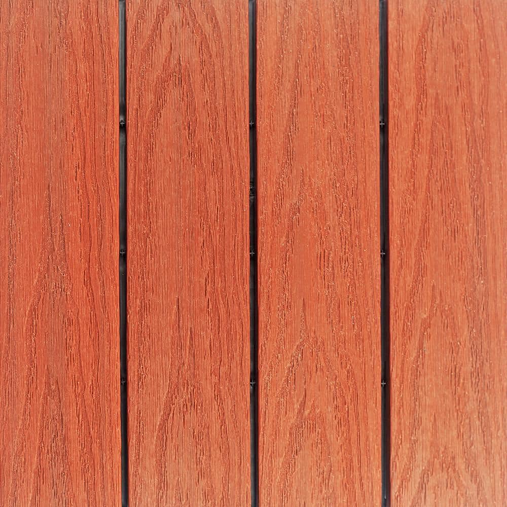 NewTechWood UltraShield Naturale 1 ft. x 1 ft. Quick Deck Outdoor Comp ...