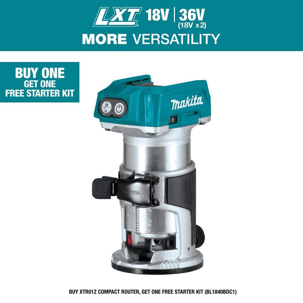 Makita 18V LXT Lithium-Ion Brushless Cordless Variable Speed Compact R ...