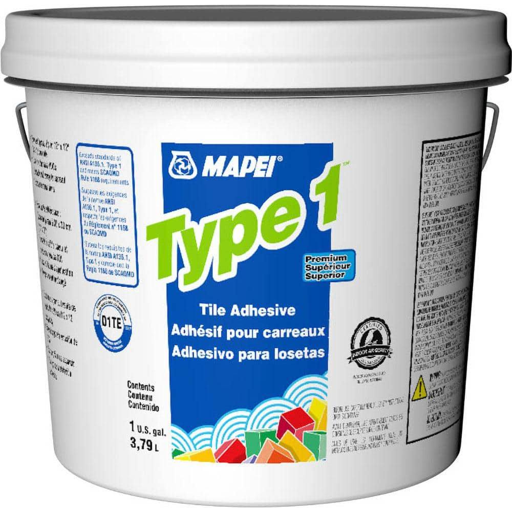 MAPEI Type 1 White Tile Adhesive, 1 Gallon – Super Arbor