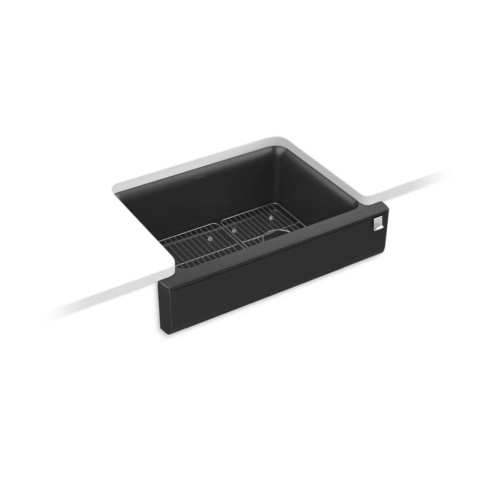 KOHLER Cairn Granite Composite 29 .75 in. Single Bowl Undermount Kitch ...