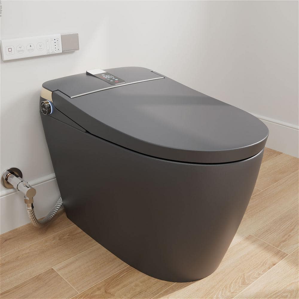 GIVING TREE Smart Toilet Bidet - 1.28 GPF Elongated with Auto Features ...
