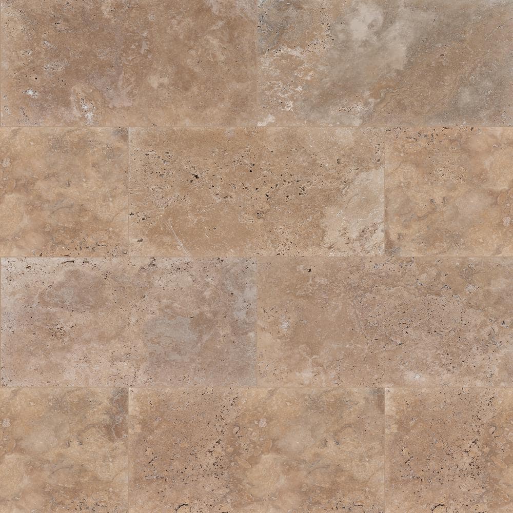 MSI Take Home Tile Sample - Mediterranean Walnut 6 in. x 6 in. Tumbled ...