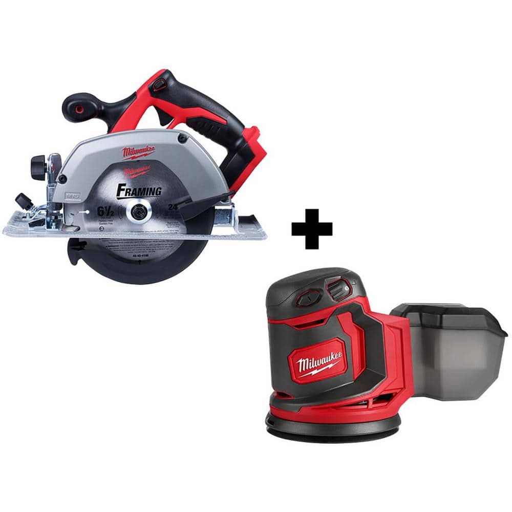 Milwaukee M18 18V Lithium-Ion Cordless 6-1/2 in. Circular Saw with M18 ...