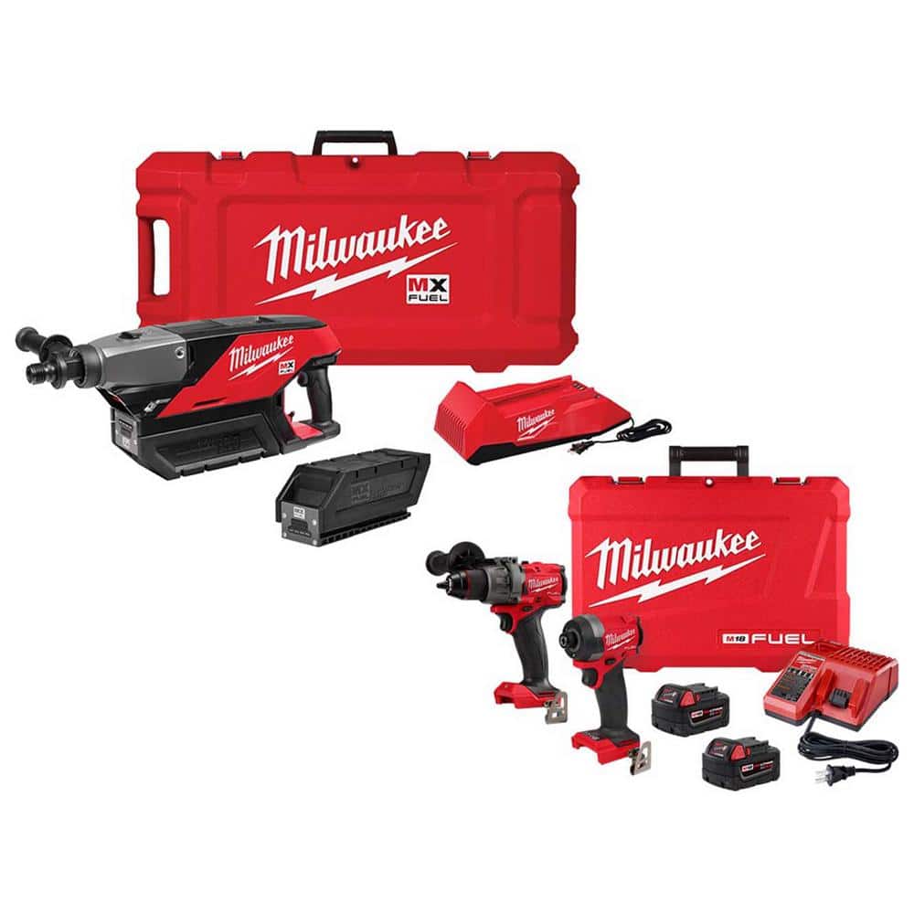 Milwaukee MX FUEL Lithium-Ion Cordless Handheld Core Drill Kit with M1 ...