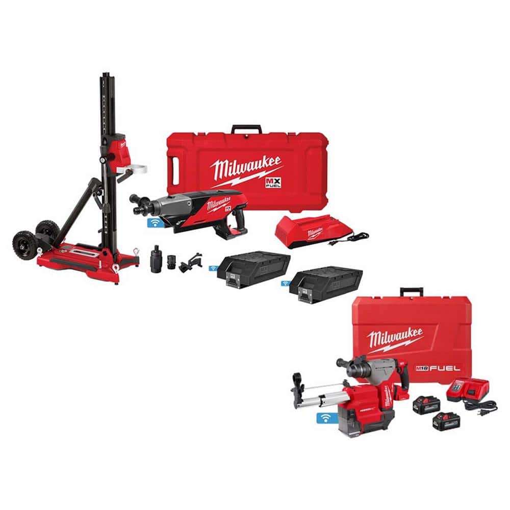 Milwaukee MX FUEL Lithium-Ion Cordless Handheld Core Drill Kit with M1 ...