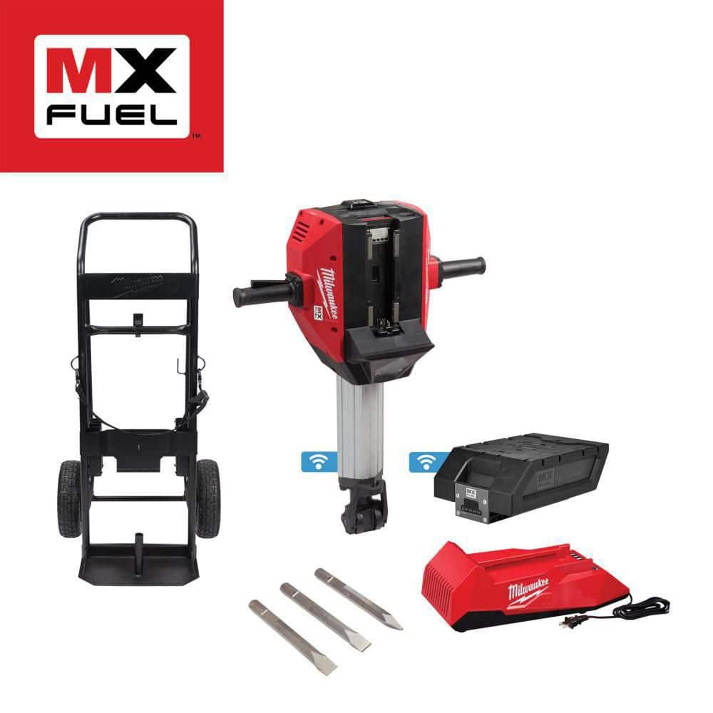 Milwaukee MX FUEL Lithium-Ion Cordless 1-1/8 in. Breaker with Battery ...