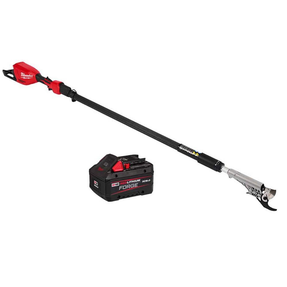 Milwaukee M18 Brushless 18-Volt Cordless Telescoping Pole Pruning Shea ...