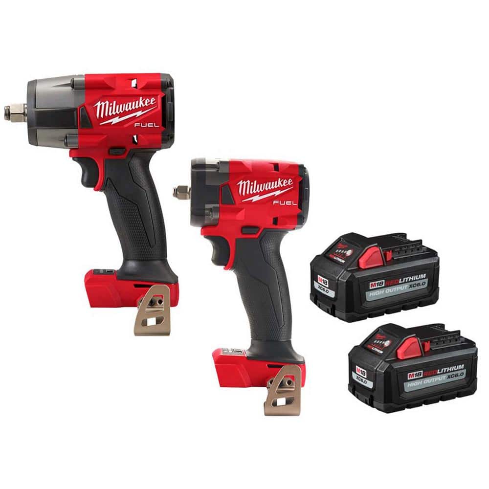 Milwaukee M18 FUEL 18V Lith-Ion Brushless Cordless 1/2 in. Impact Wren ...
