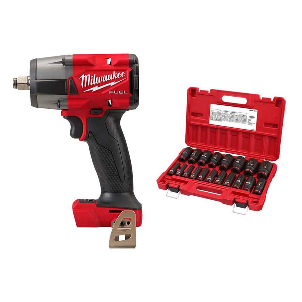 Milwaukee M18 FUEL Gen-2 18V Li-Ion Brushless Cordless Mid Torque 1/2 ...