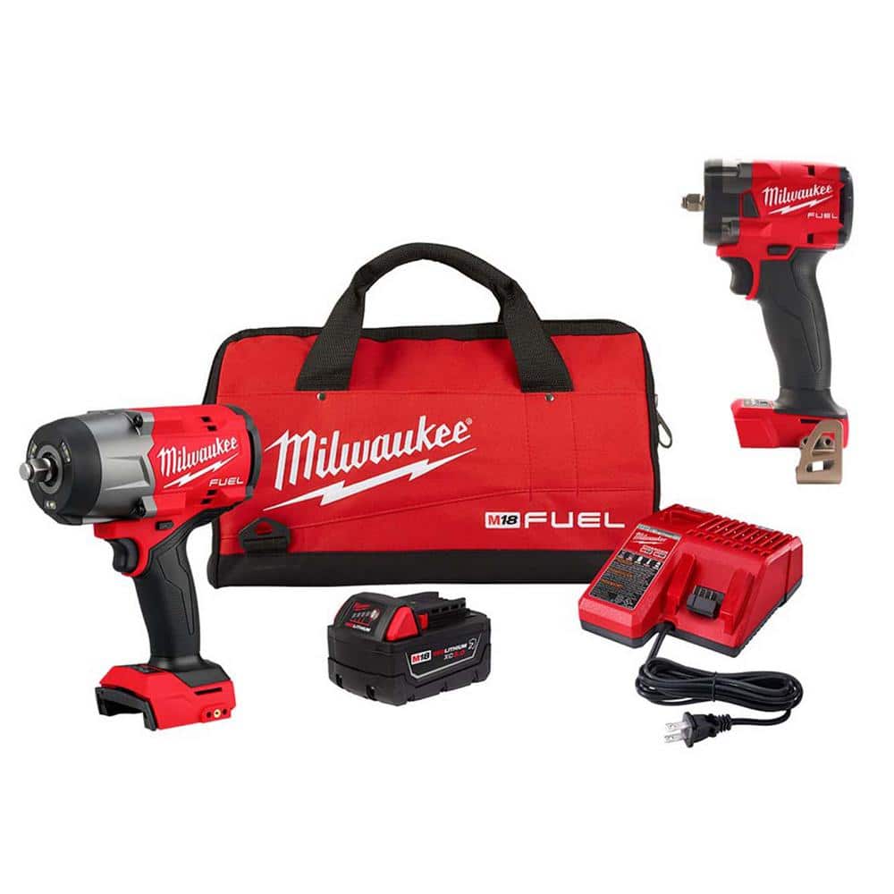 Milwaukee M18 FUEL 18V Lithium-Ion Brushless Cordless 1/2 in. & 3/8 in ...