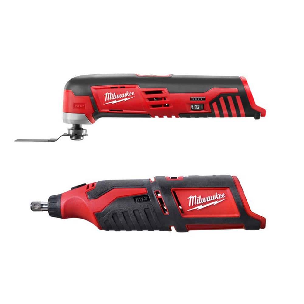 Milwaukee M12 12-Volt Lithium-Ion Cordless Oscillating Multi-Tool with ...