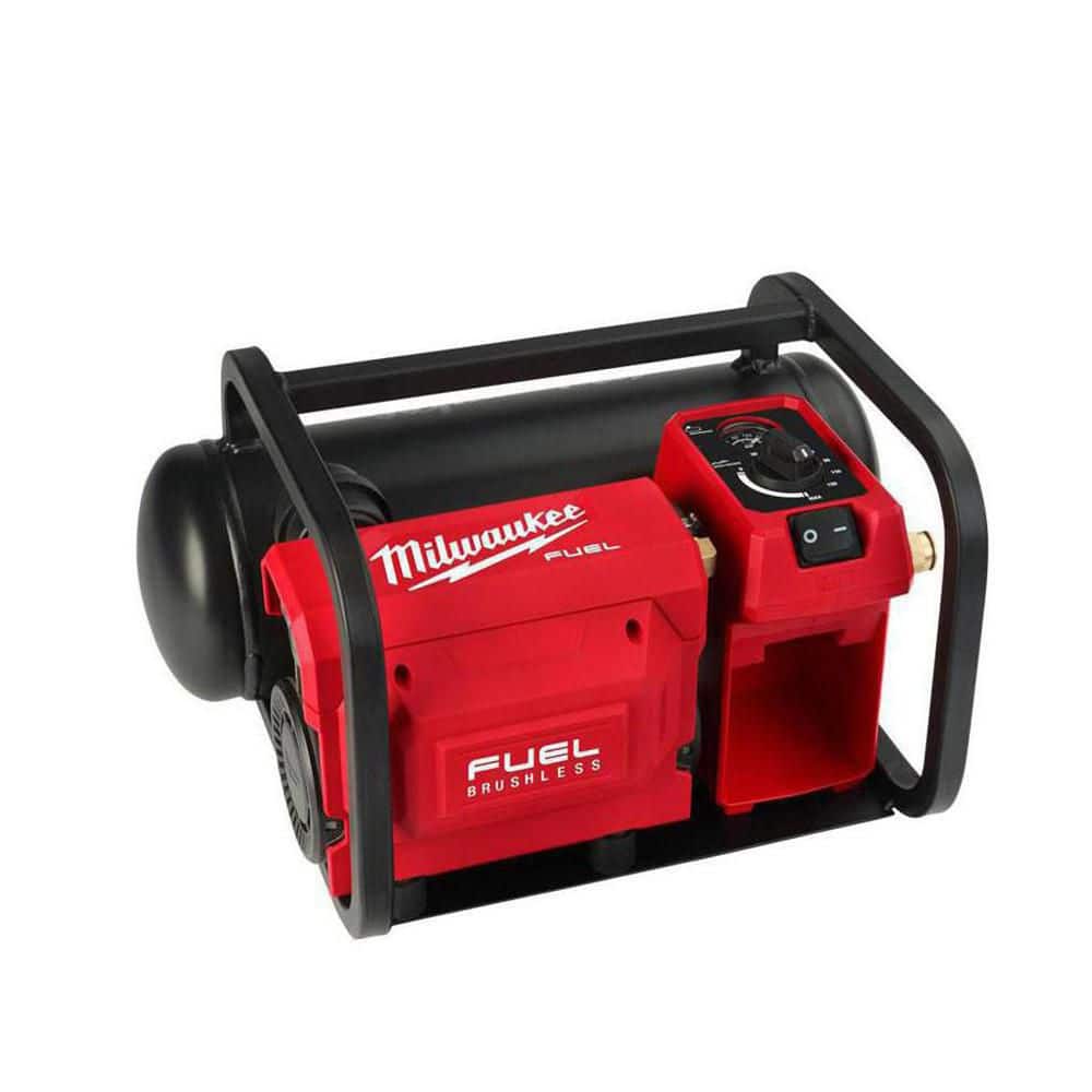 Milwaukee M18 FUEL 18V Lithium‑Ion Cordless 2 Gal. Quiet Air Compresso ...