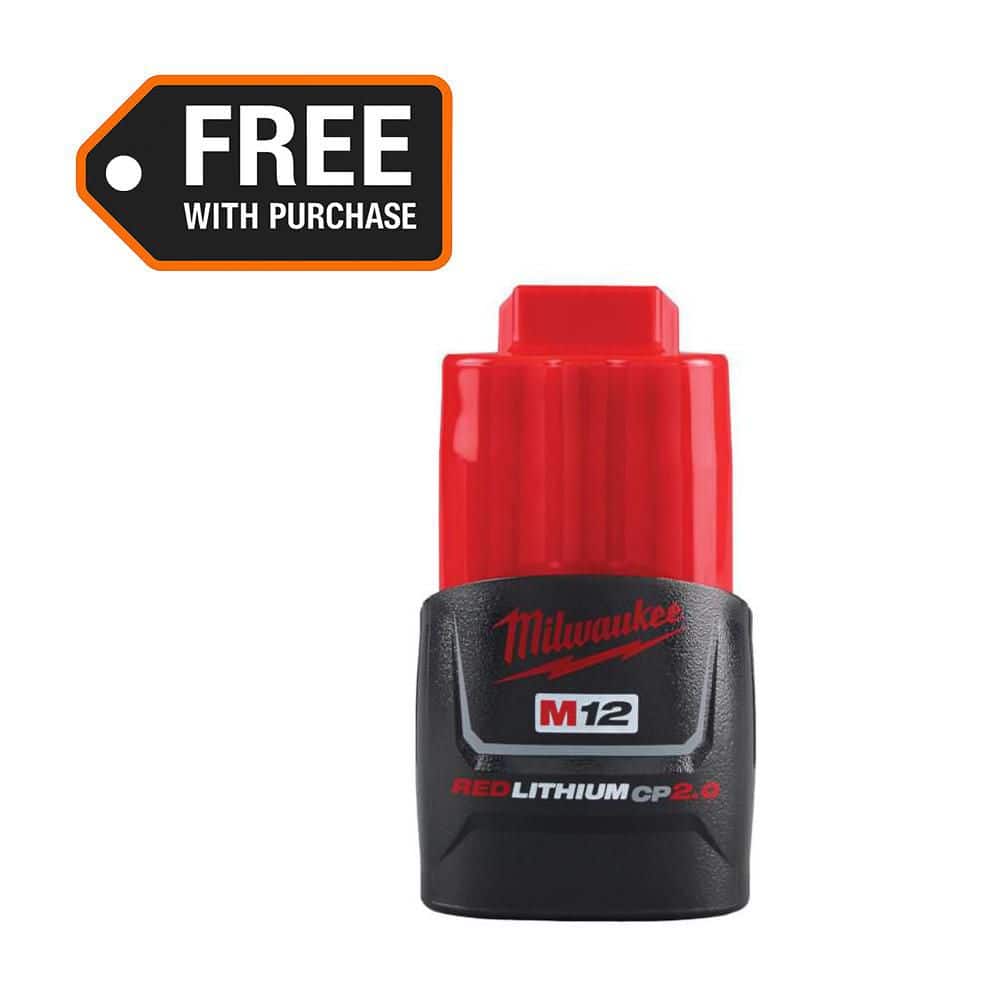 Milwaukee M12 12-Volt REDLITHIUM CP2.0 Compact Battery Pack (2.0 Ah ...