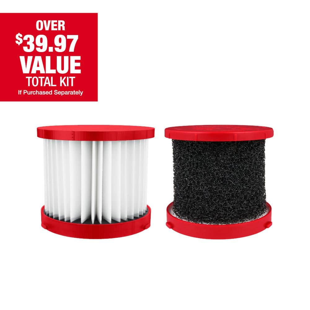 Milwaukee M18/M12 HEPA Wet/Dry Vacuum Filter (2-Pack) – Super Arbor