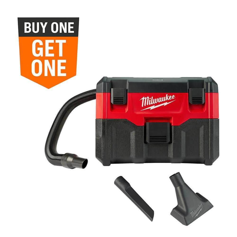 Milwaukee M18 18-Volt 2 Gal. Lithium-Ion Cordless Wet/Dry Vacuum Kit w ...