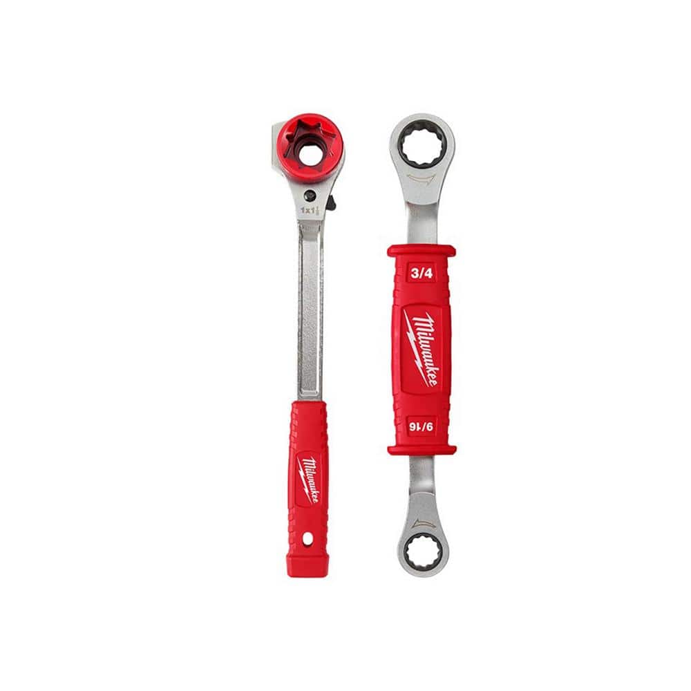 Milwaukee Linemans High Leverage Ratcheting Wrench with Smooth Face ...
