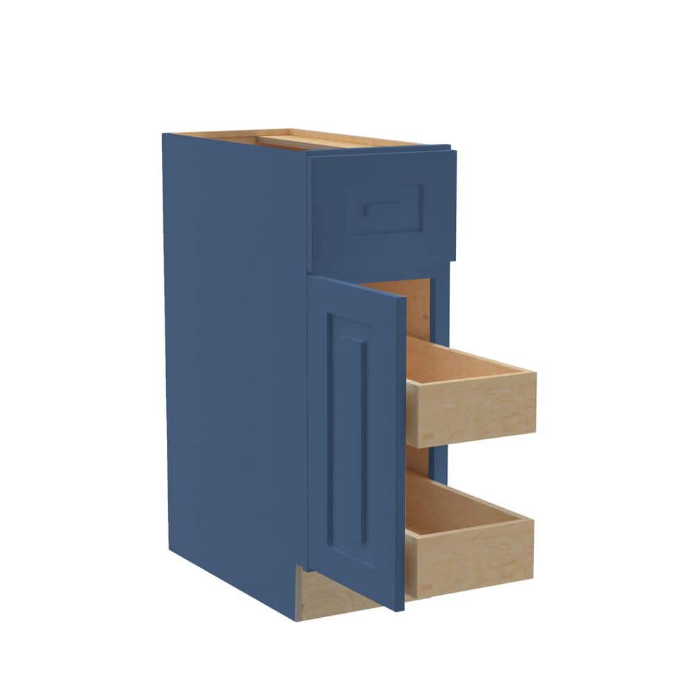 Home Decorators Collection Grayson Mythic Blue Base Kitchen Cabinet ...