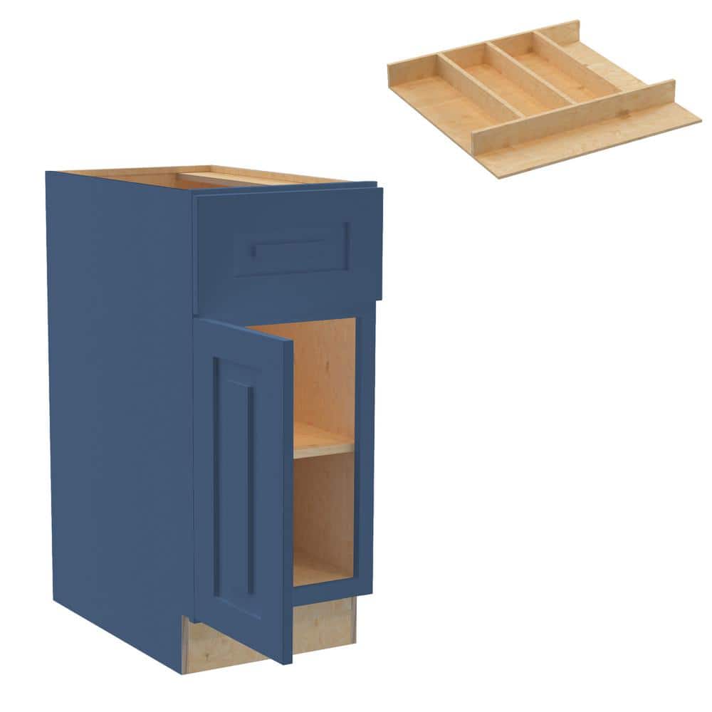 Home Decorators Collection Grayson Mythic Blue Plywood Base Kitchen Ca ...