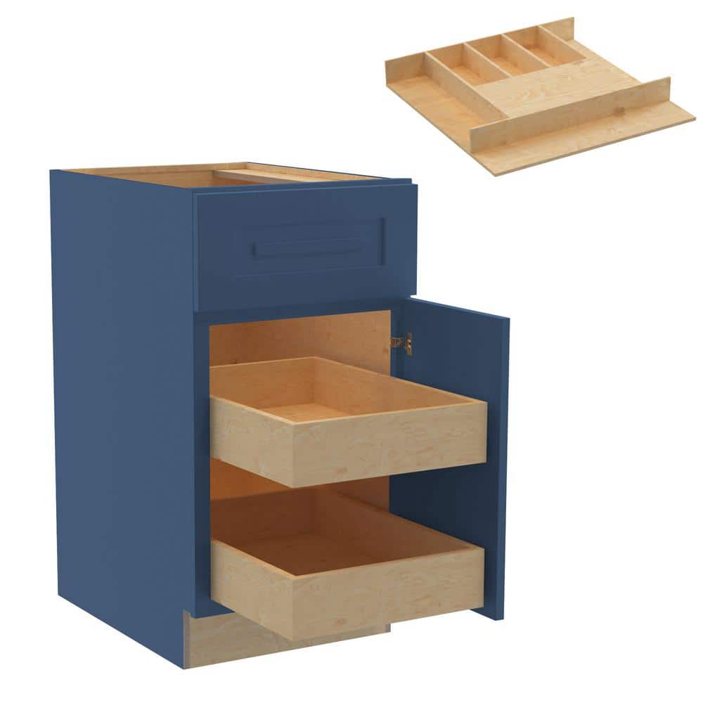 Home Decorators Collection Grayson Mythic Blue Kitchen Cabinet – Super ...