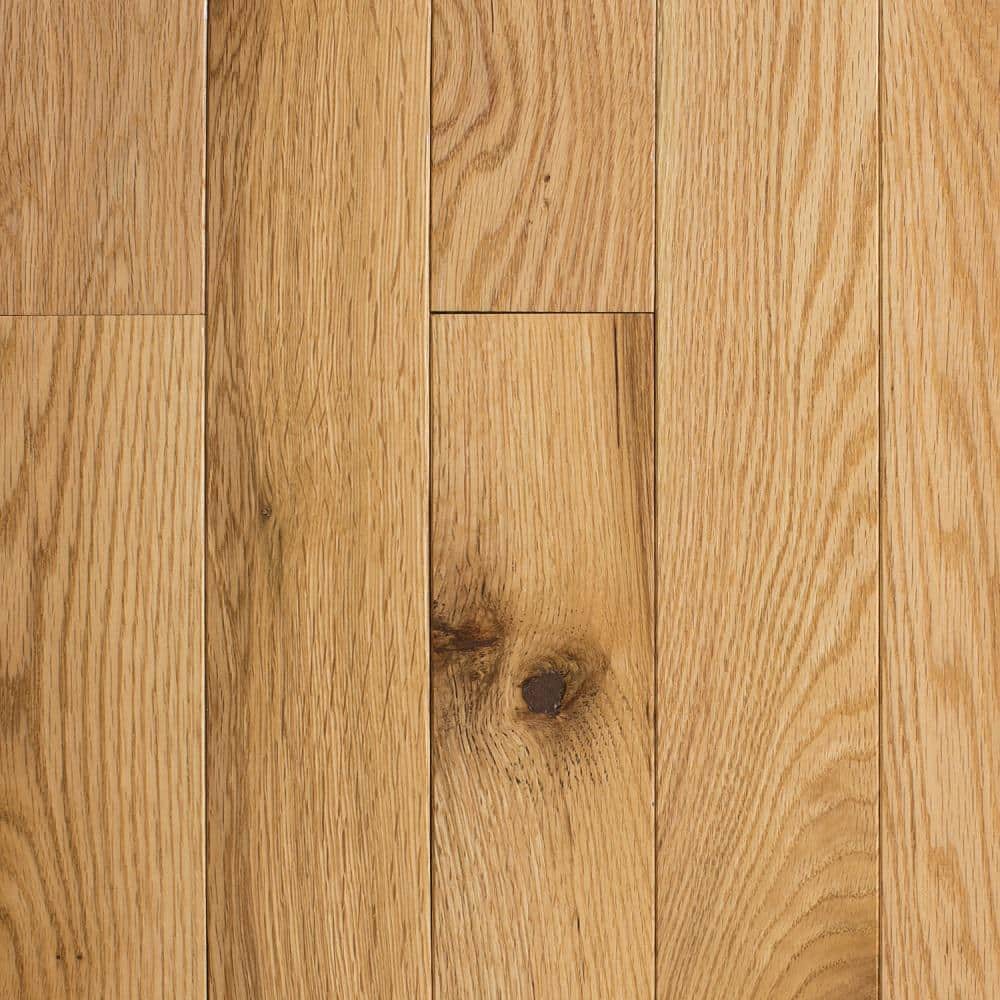 Blue Ridge Hardwood Flooring Natural Red Oak 3/4 in. T x 2-1/4 in. W S ...