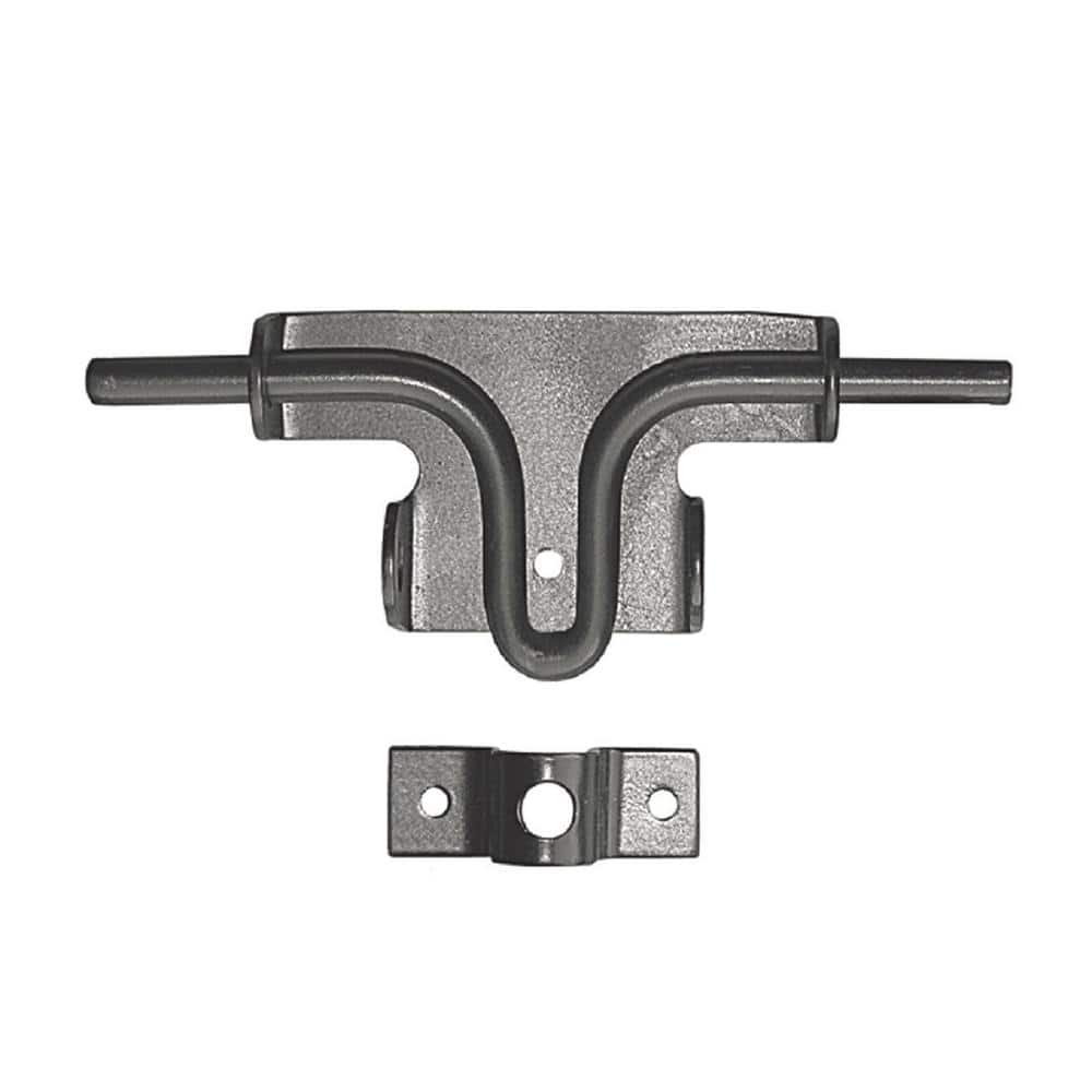 NUVO IRON 8 in. Black Galvanized Steel Slide Bolt Latch – Super Arbor