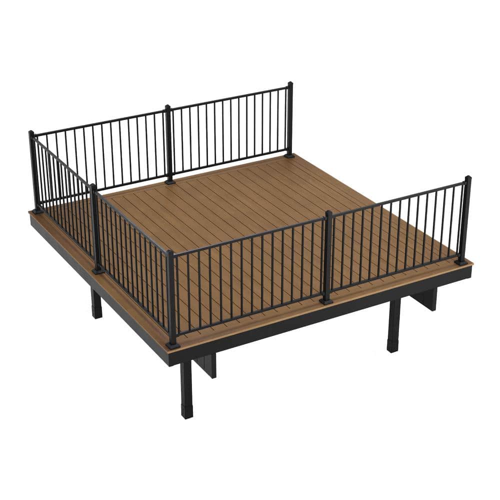 FORTRESS Infinity IS 12 ft. x 12 ft. Composite Deck Kit with Steel Fra ...
