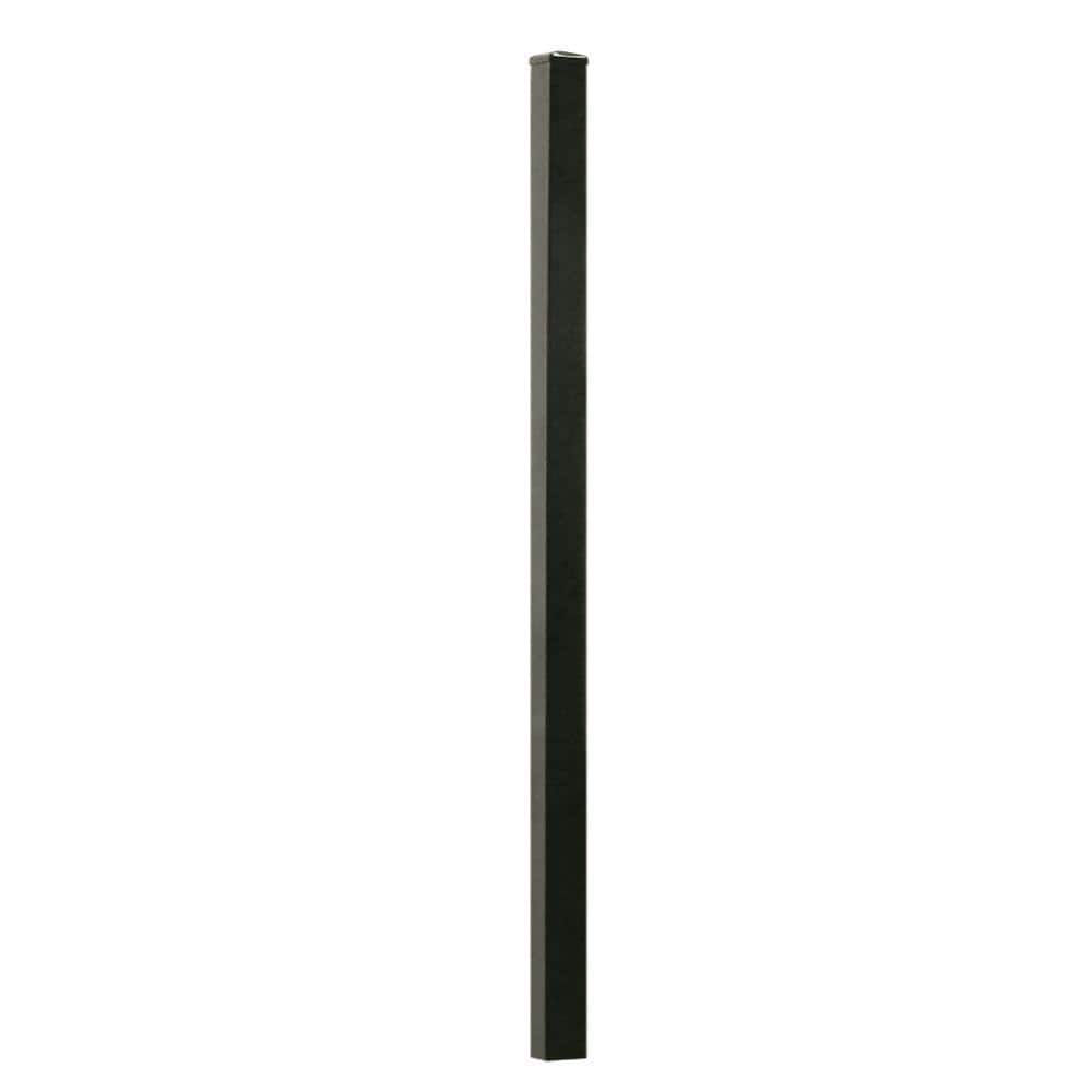 Barrette Outdoor Living Standard-Duty 2 in. x 2 in. x 8-7/8 ft. Pewter ...