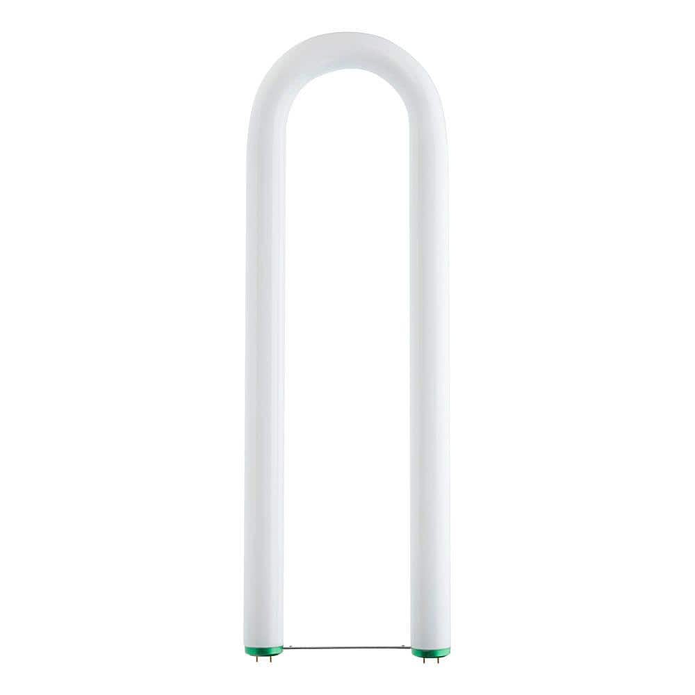 Philips 40-Watt 4 ft. Linear T12 U-Bend Fluorescent Tube Light Bulb, B ...